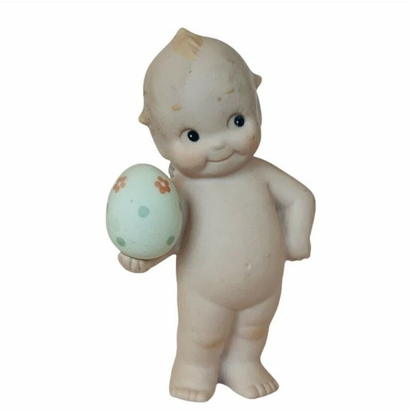 Enesco | Accents | Enesco Figurine Kewpie Porcelain Easter Egg 992 ...